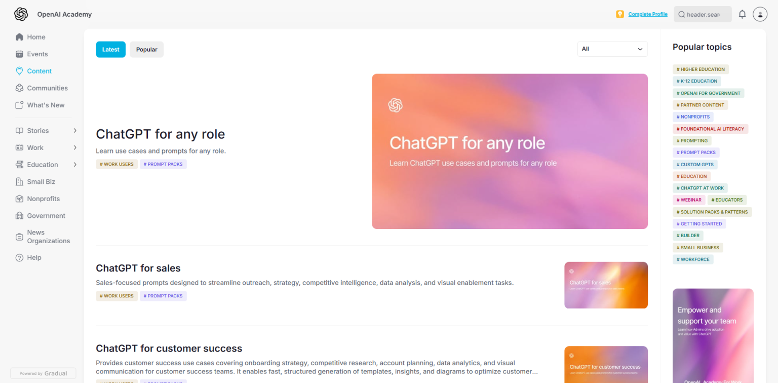 ChatGPT職場提示詞懶人包！OpenAI官方「Prompt Packs」，寫信、溝通、決策，不同工作角色都能用｜104職場力